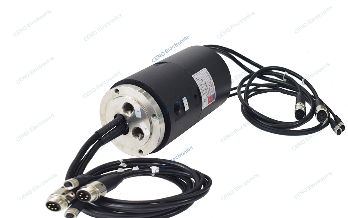2 Channels Integrate Pneumatic Hydraulic Rotary Union With G3/8”Interface