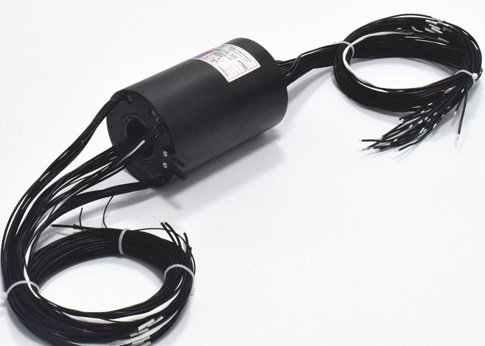 Electrical Slip Ring Collector Through Hole Slip Ring 500RPM Fast ...