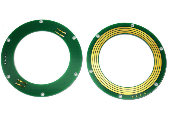 PCB Material Pancake Slip Ring Thickness 7mm 0~12VAC/VDC Excavator ...